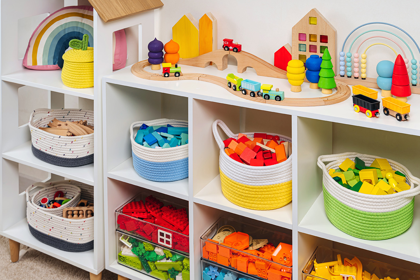 How to Organize a Playroom for Order & Creativity - tidymadeeasy.com
